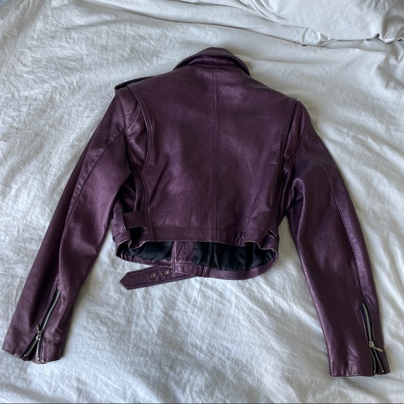 Trina Young | Jackets & Coats | Rare Trina Young Metallic Purple ...